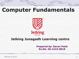 Computer fundamental | PPT
