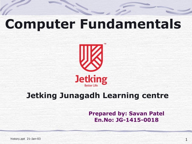 Computer fundamental | PPT