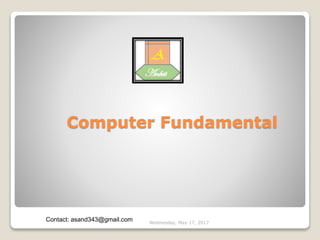 Computer fundamental | PPT