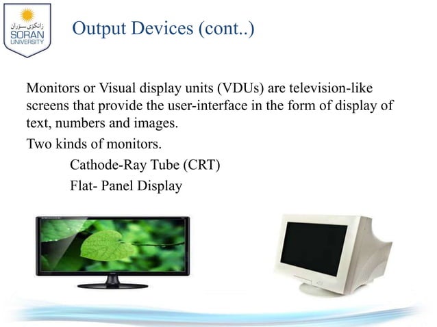 Computer fundamental 2 Some information about computer. its input device and output devices. | PPT