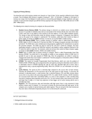 Computer fundament al module 1 | PDF | Computing | Technology & Computing