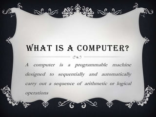Computer fundamentals | PPT