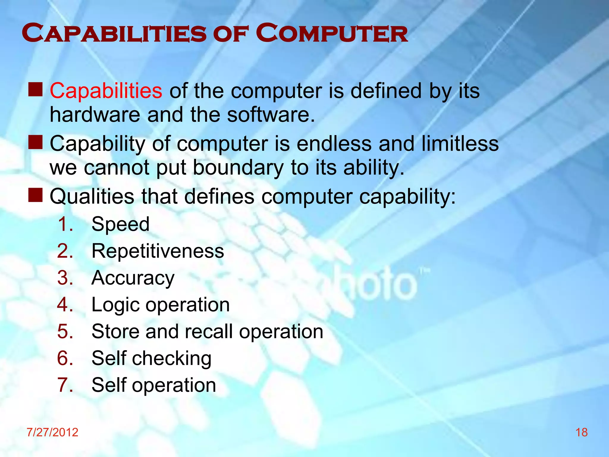 Computer Fundamentals | PDF