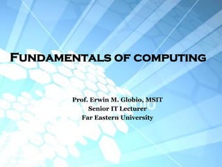 Computer Fundamentals | PPT