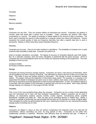 Computer fundamentals | PDF | Data Storage and Warehousing | Computing