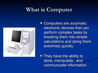 Computer Fundamentals | PPT