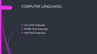 Computer fundamentals | PPTX