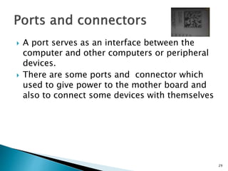 Introduction to parts of Computer(Computer Fundamentals) | PPTX