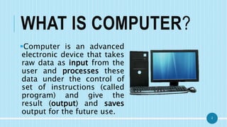 Computer fundamentals | PPTX