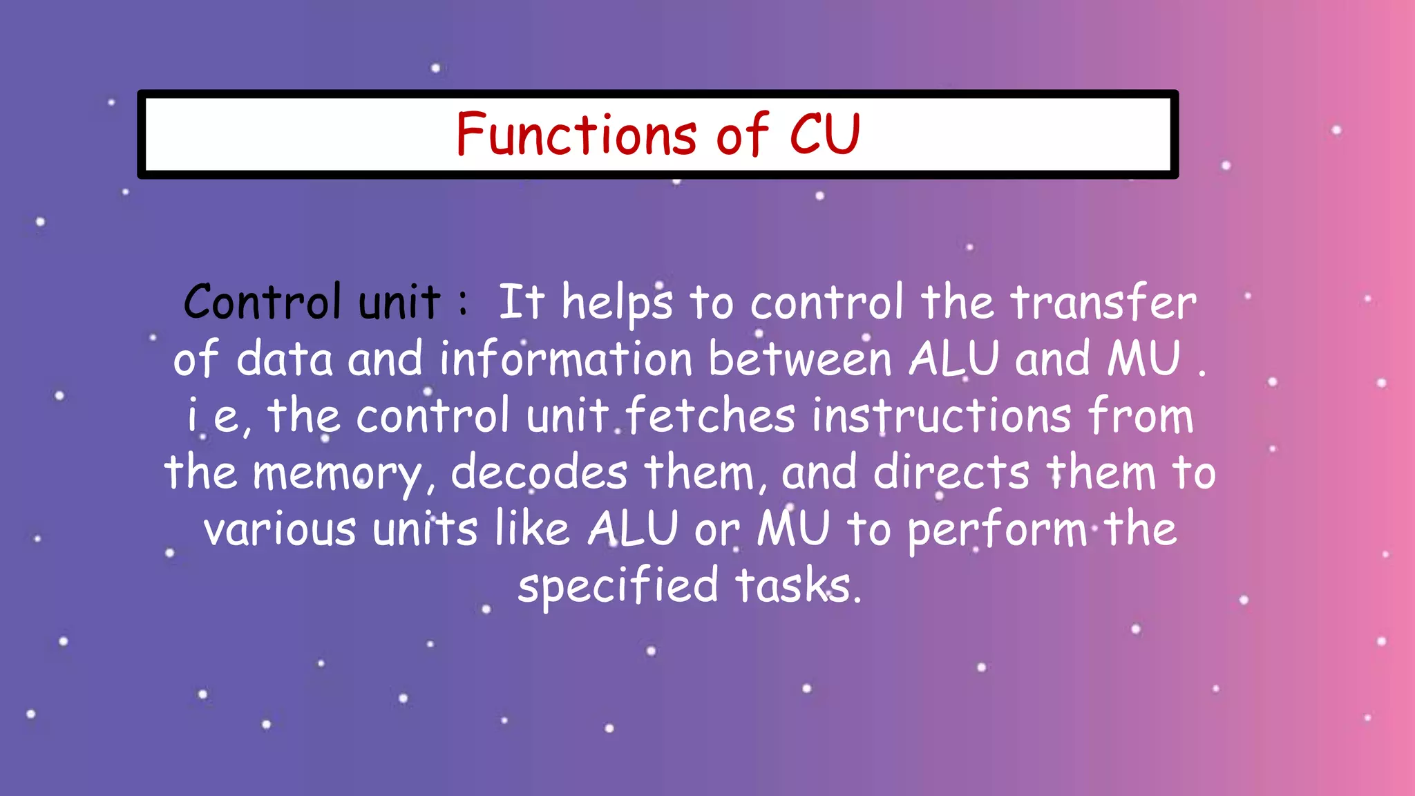 Computer fundamentals | PPTX