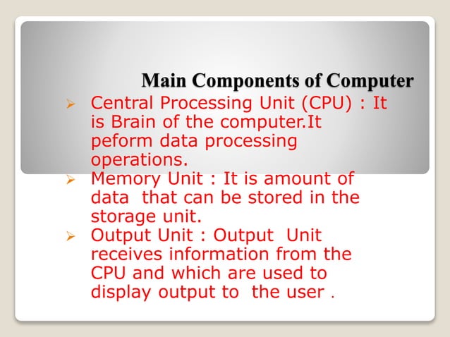 Computer fundamentals | PPTX