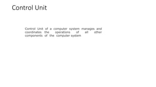 Computer Fundamentals lecture 1 Basic components of computer system.pptx