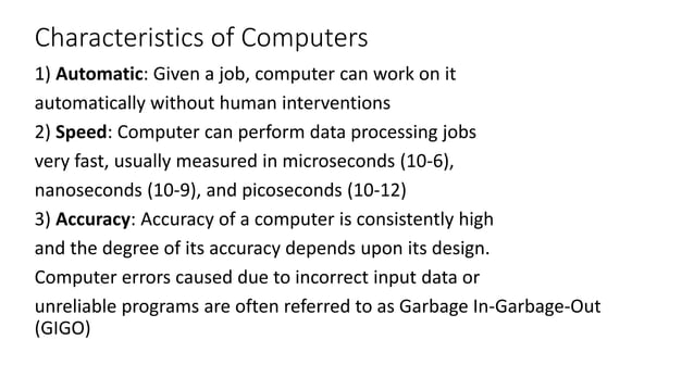 Computer Fundamentals lecture 1 Basic components of computer system.pptx