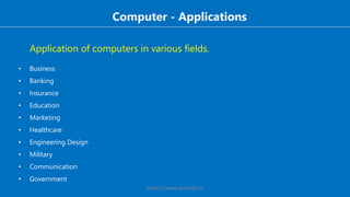 Computer fundamentals for Multimedia Students | PPT