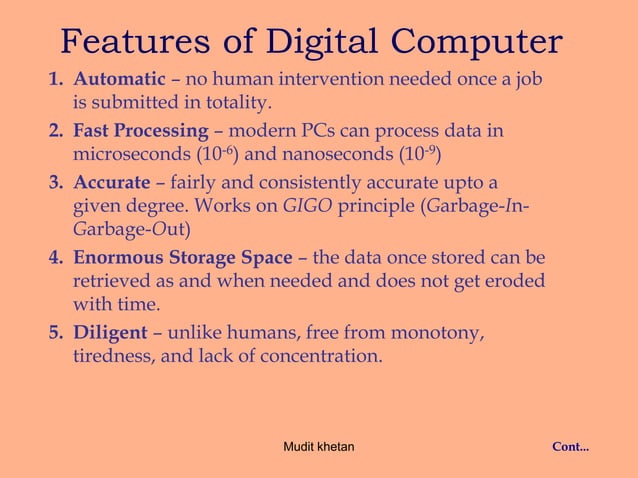 Computer Fundamentals | PPT