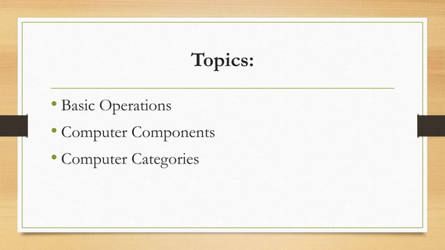 Computer fundamentals 2 | PPT