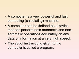Computer Fundamentals | PPT