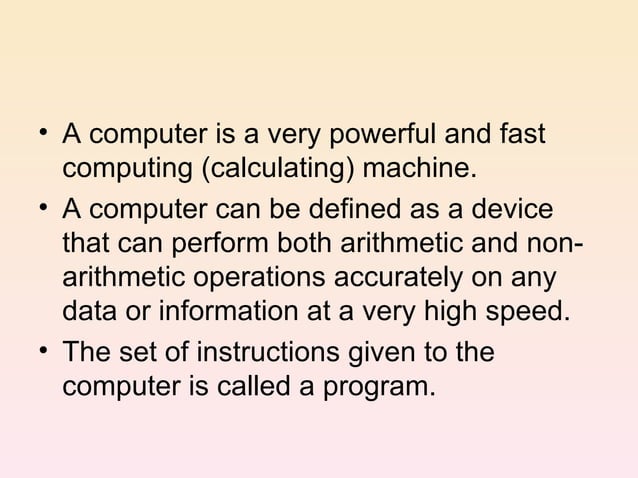 Computer Fundamentals | PPT