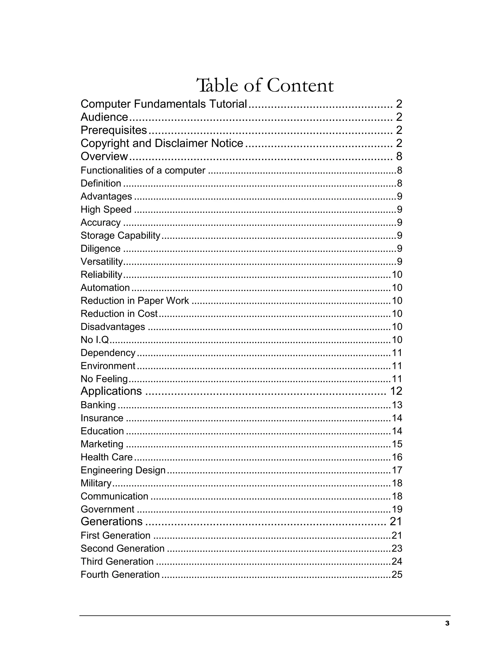 Computer Fundamentals | PDF