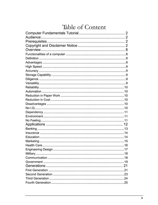 Computer Fundamentals | PDF