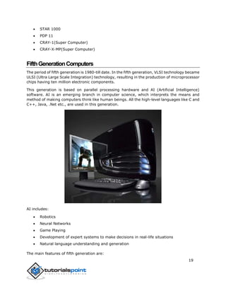 Computer fundamentals tutorial | PDF