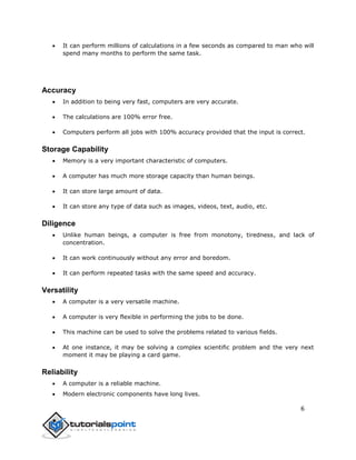 Computer fundamentals tutorial | PDF