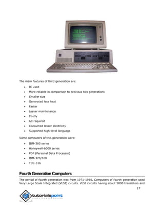 Computer fundamentals tutorial | PDF