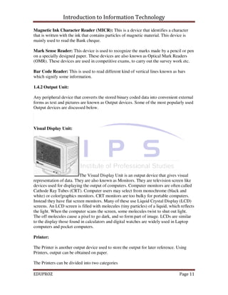 Computer fundamentals & window based application | PDF