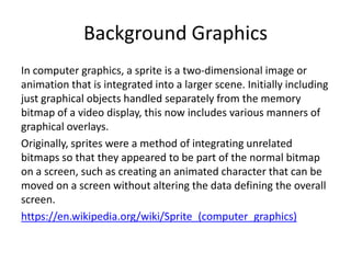 Computer game graphics | PPTX