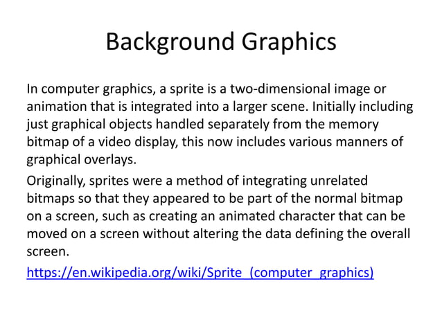 Computer game graphics | PPTX