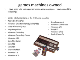 Computer games design - retro | PPTX