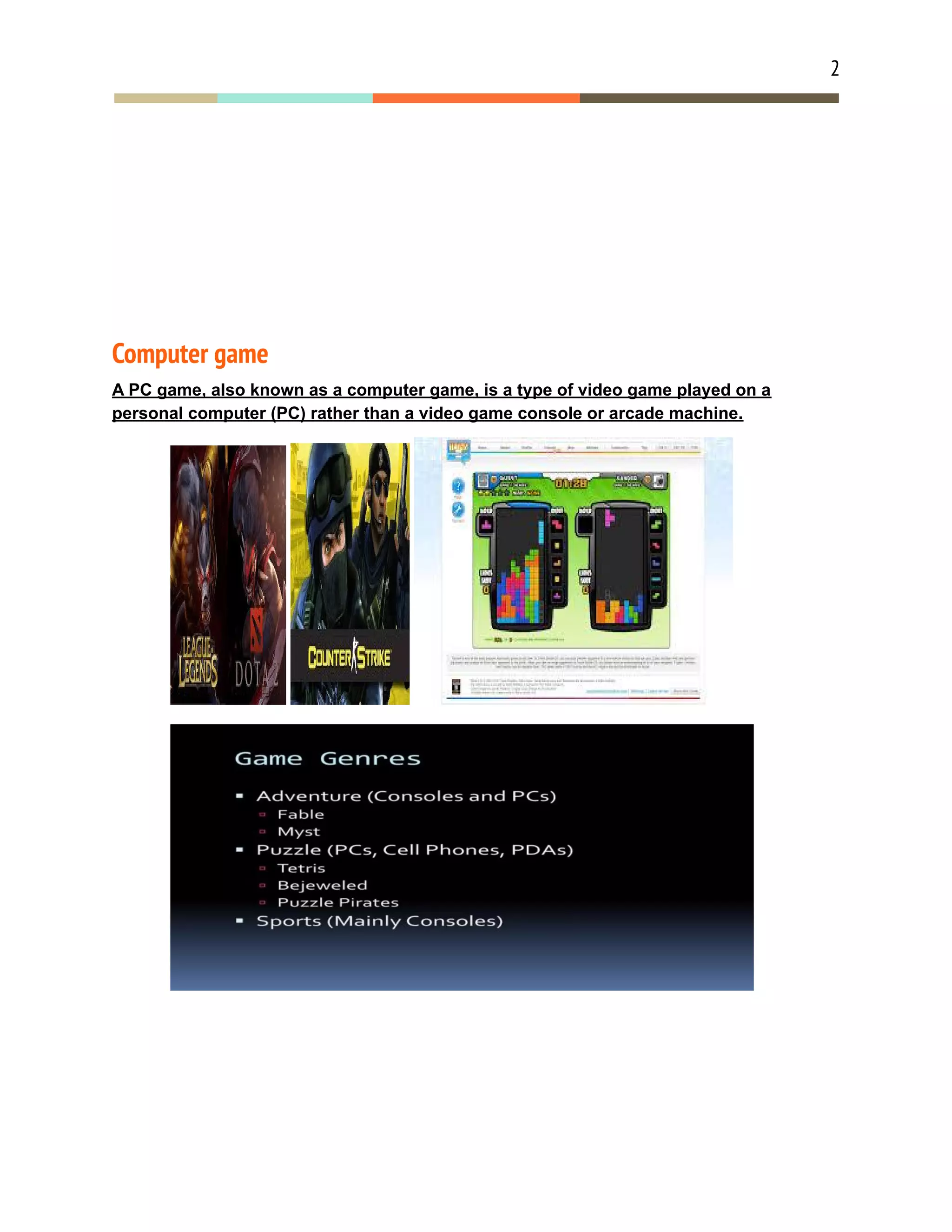 Computer gaming | PDF