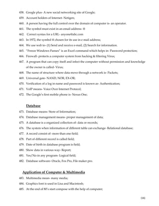Computer general knowledge | PDF