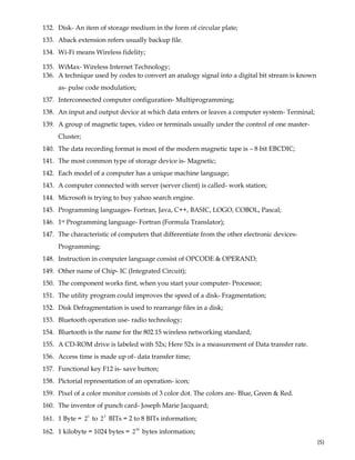 Computer general knowledge | PDF