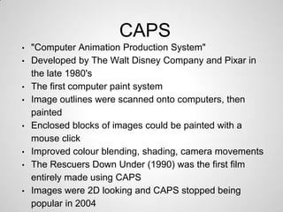 Computer generated images in movies | PPTX