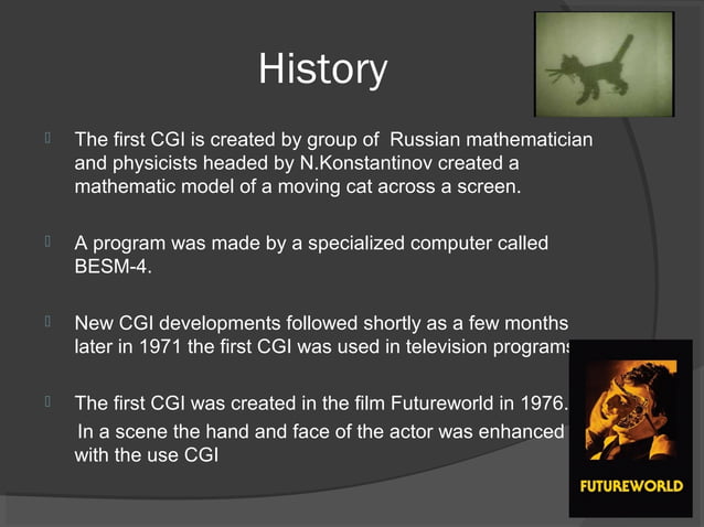 Computer generated imaginary | PPT