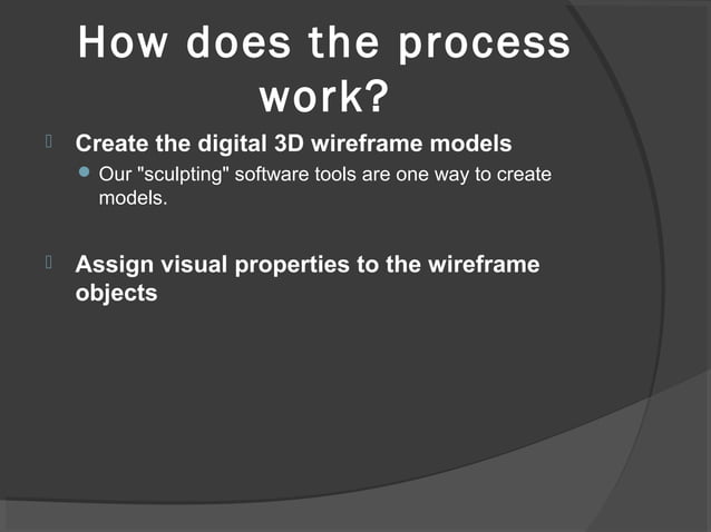 Computer generated imaginary | PPT