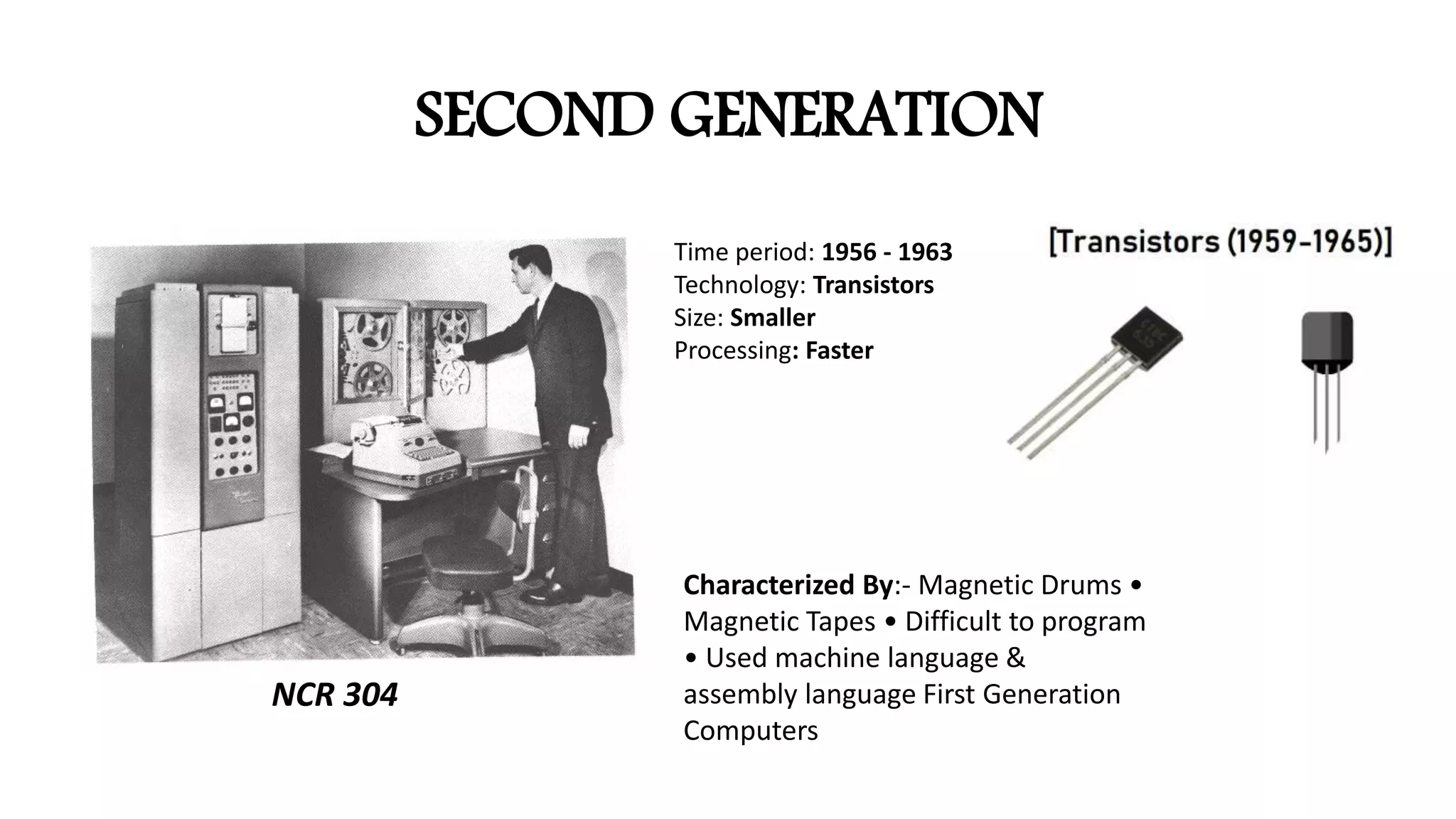Computer Generation | PPTX | Computing | Technology & Computing