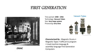 Computer Generation | PPTX | Computing | Technology & Computing