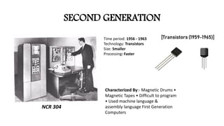 Computer Generation | PPTX | Computing | Technology & Computing