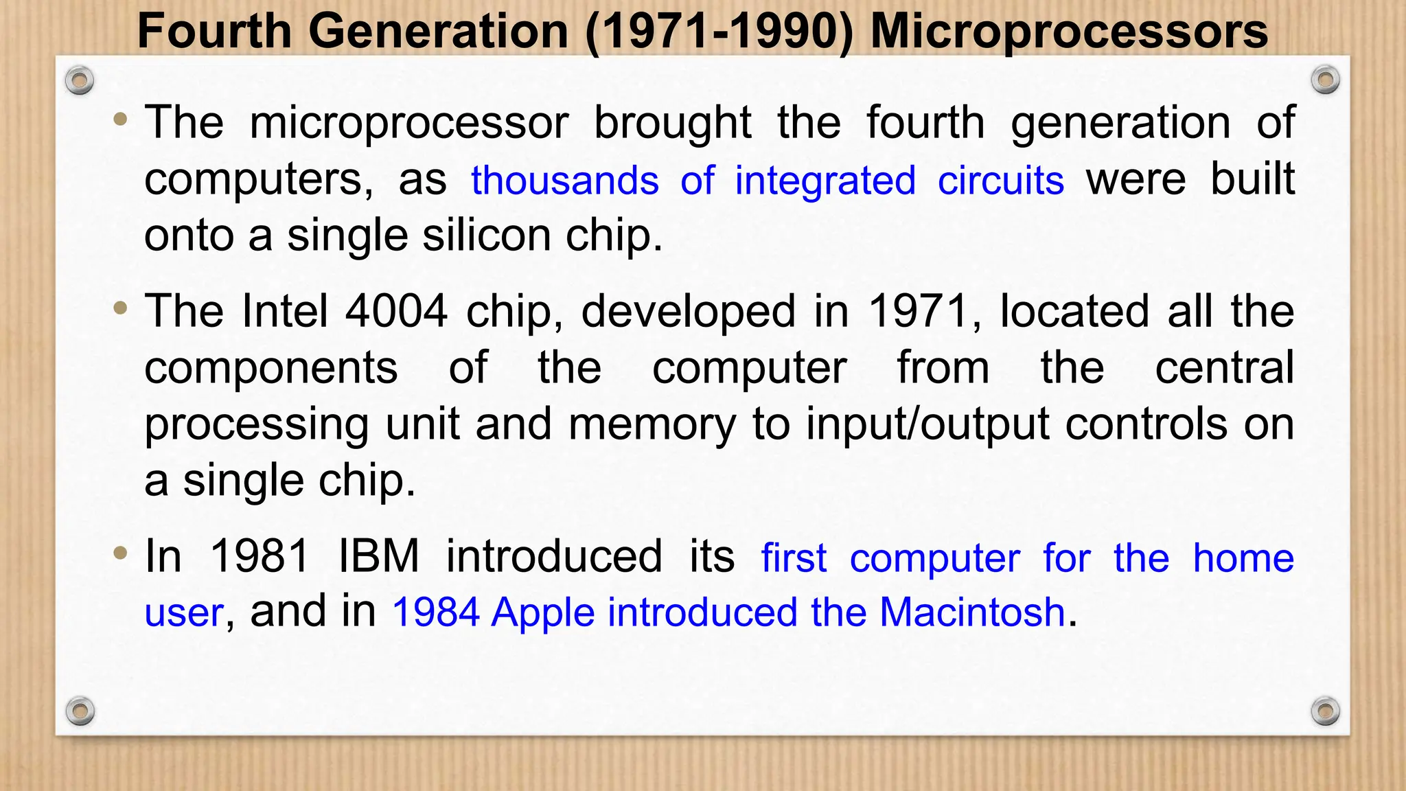 Computer Generation (evolution of computer) | PPTX