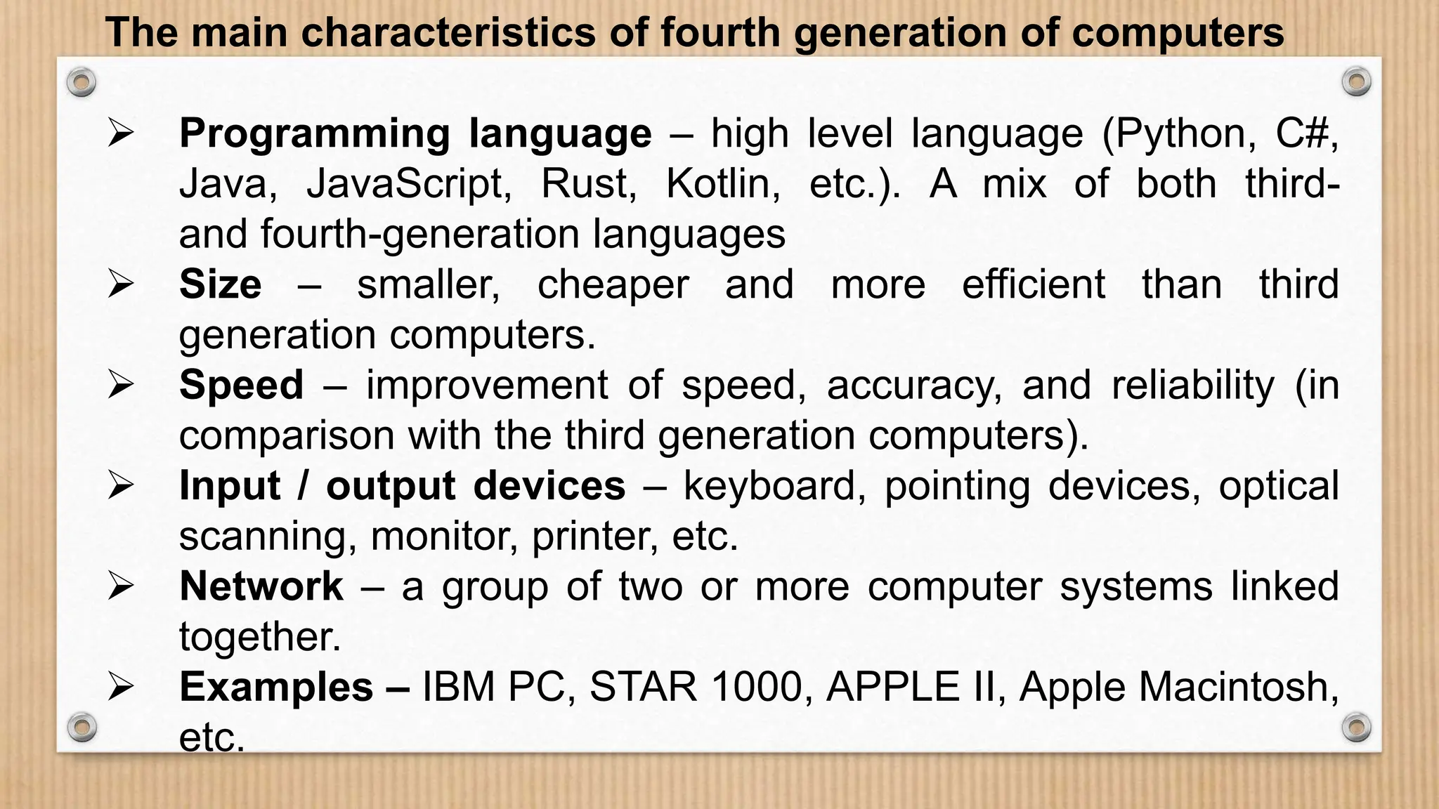Computer Generation (evolution of computer) | PPTX