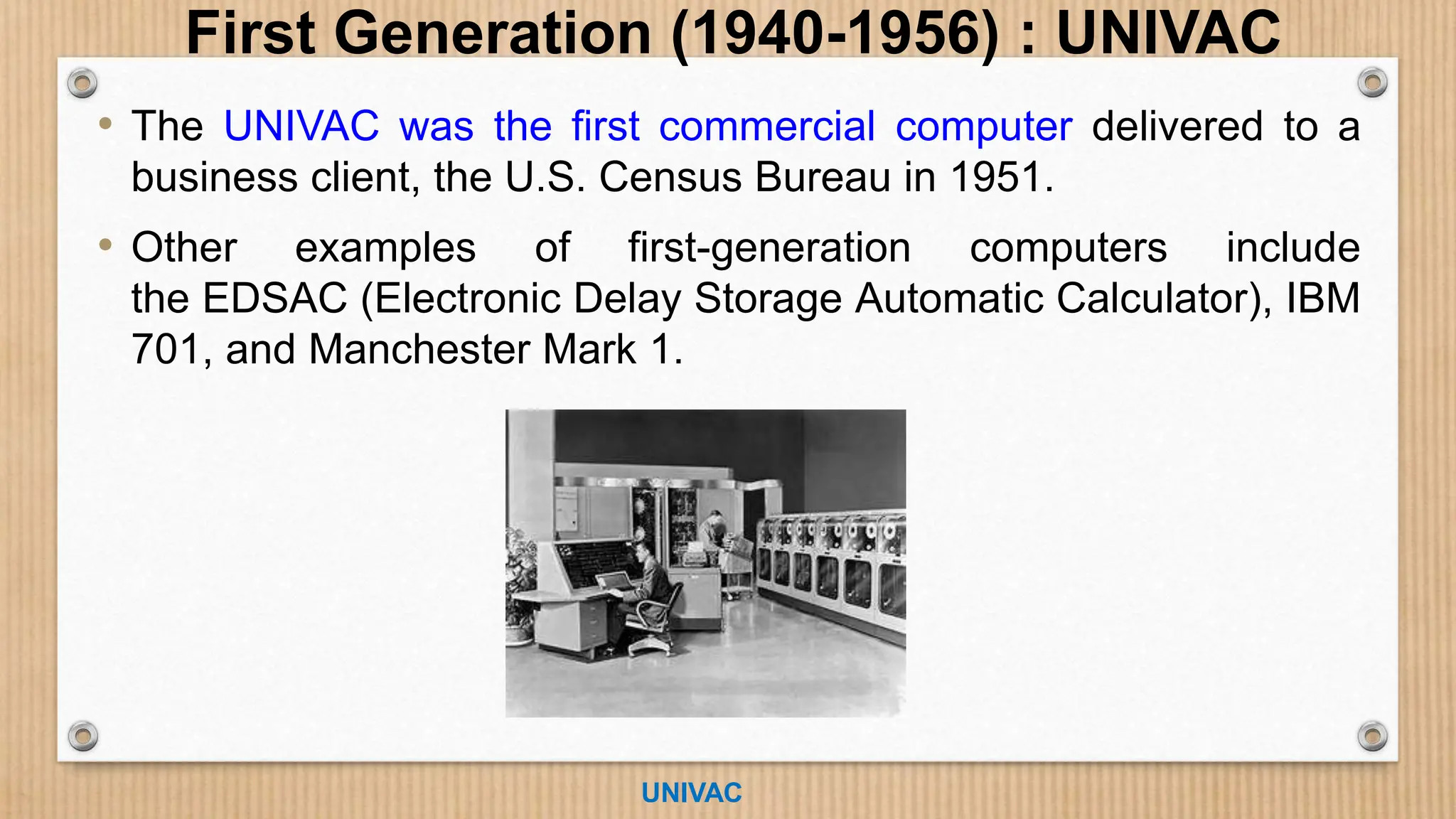 Computer Generation (evolution of computer) | PPTX