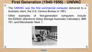 Computer Generation (evolution of computer) | PPTX