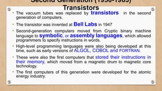 Computer Generation (evolution of computer) | PPTX