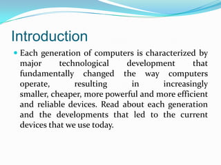 Computer generation | PPTX