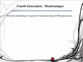 BEd ICT Computer Generation | PPT