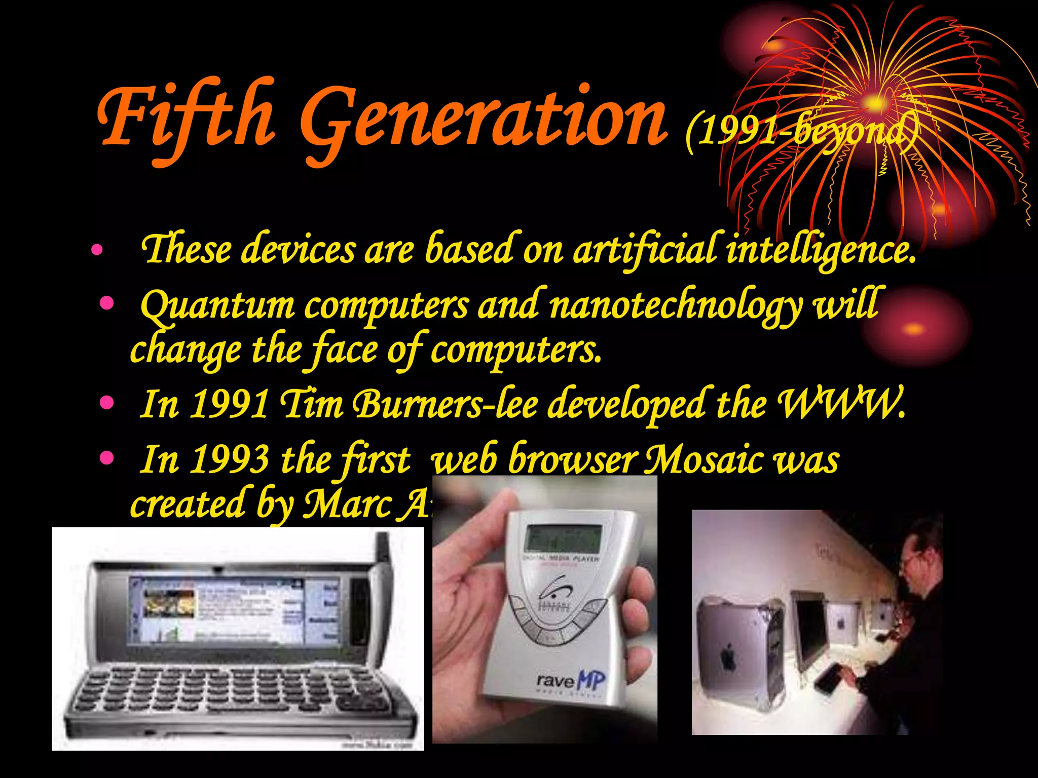 Computer generations | PPT | Technology & Computing