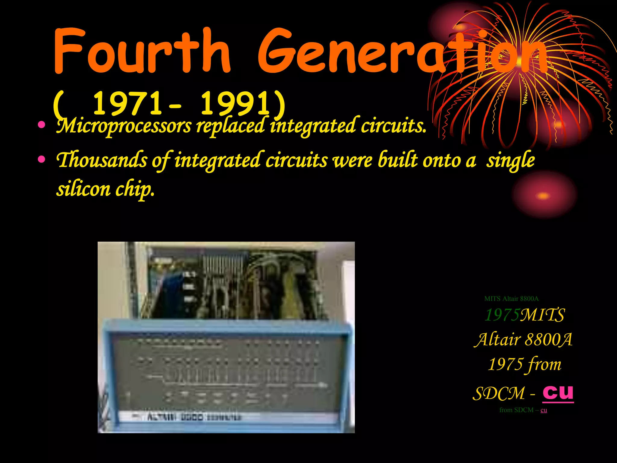 Computer generations | PPT | Technology & Computing