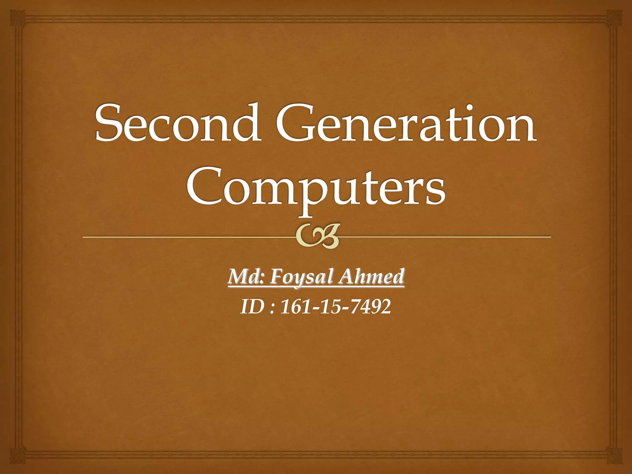Computer Generations Powerpoint Slide Pptx